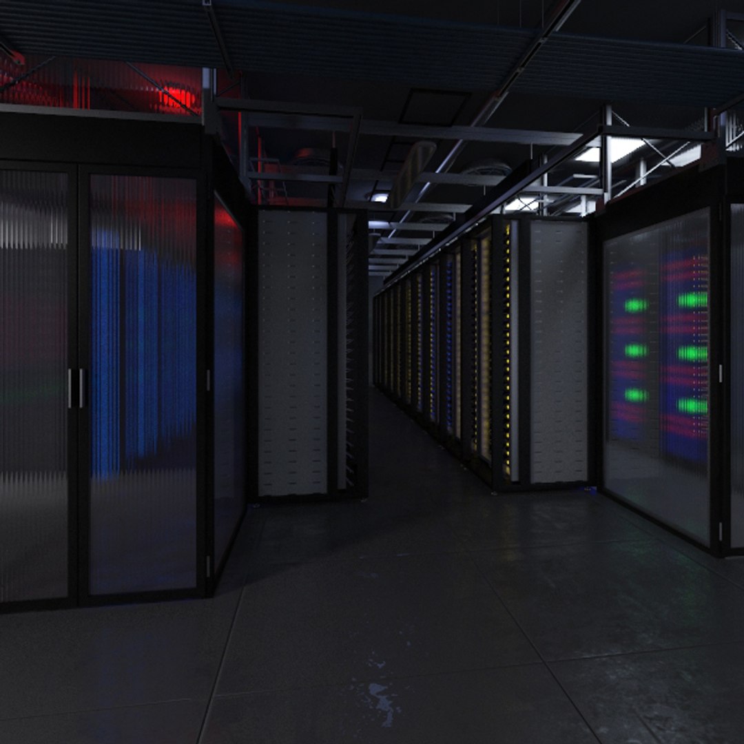 Data Center 3d Model