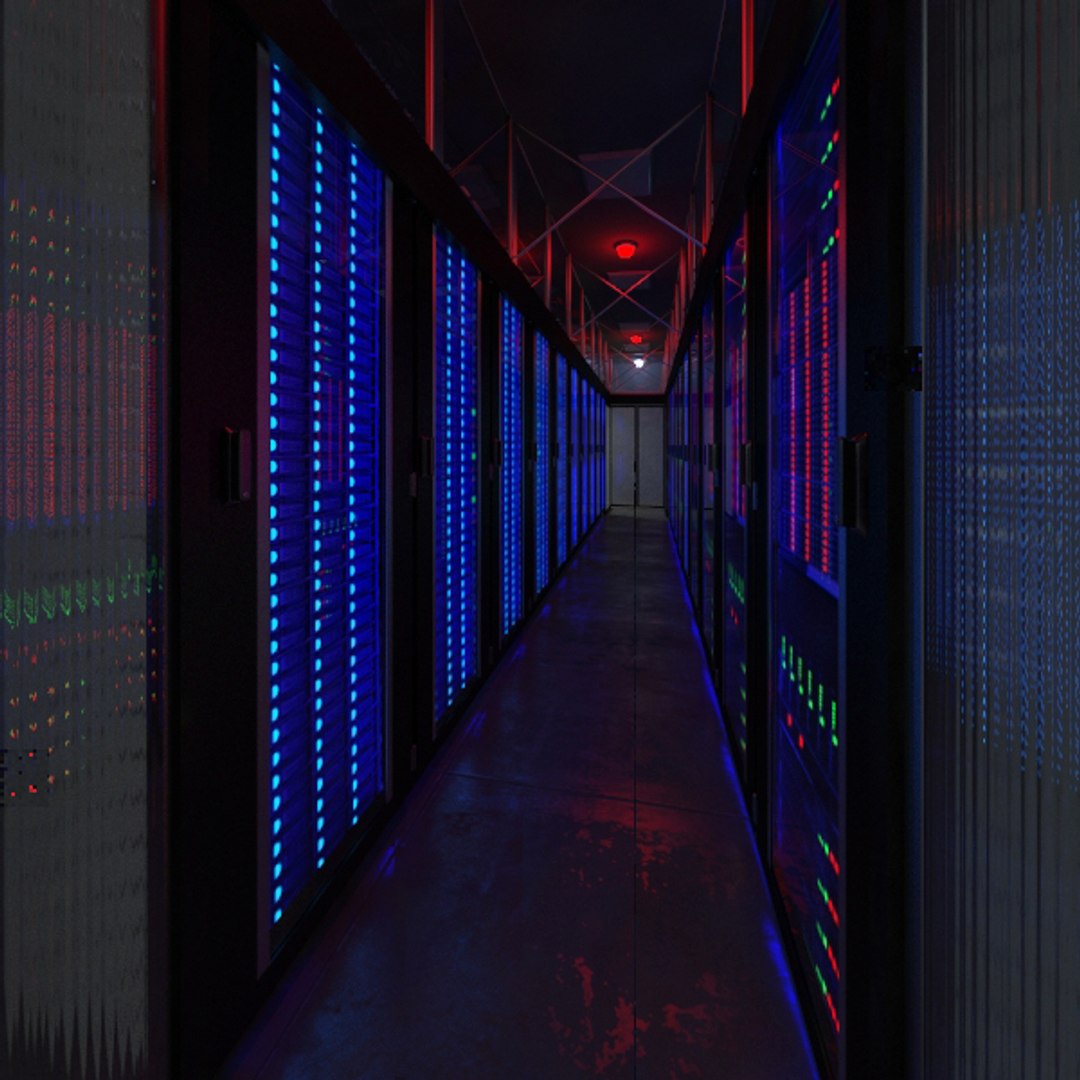 Data Center 3d Model
