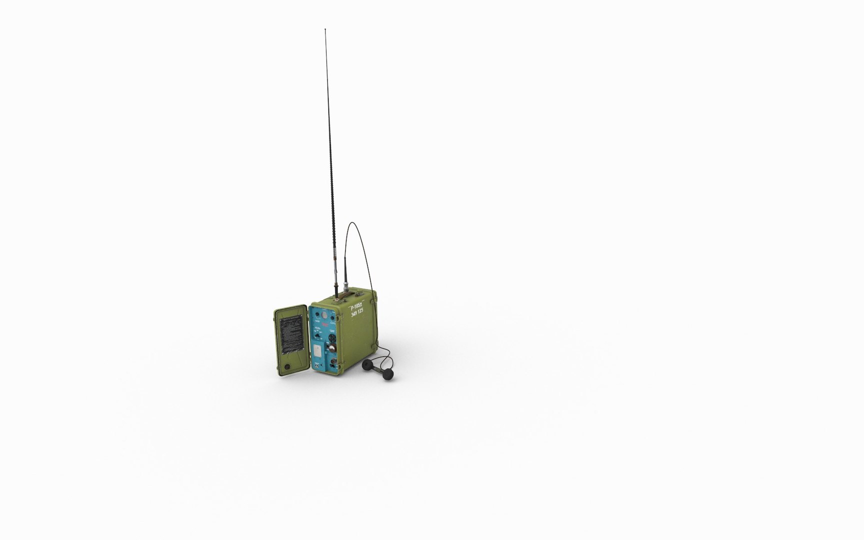 Army Field Radio R-105D 3D Model - TurboSquid 2216901
