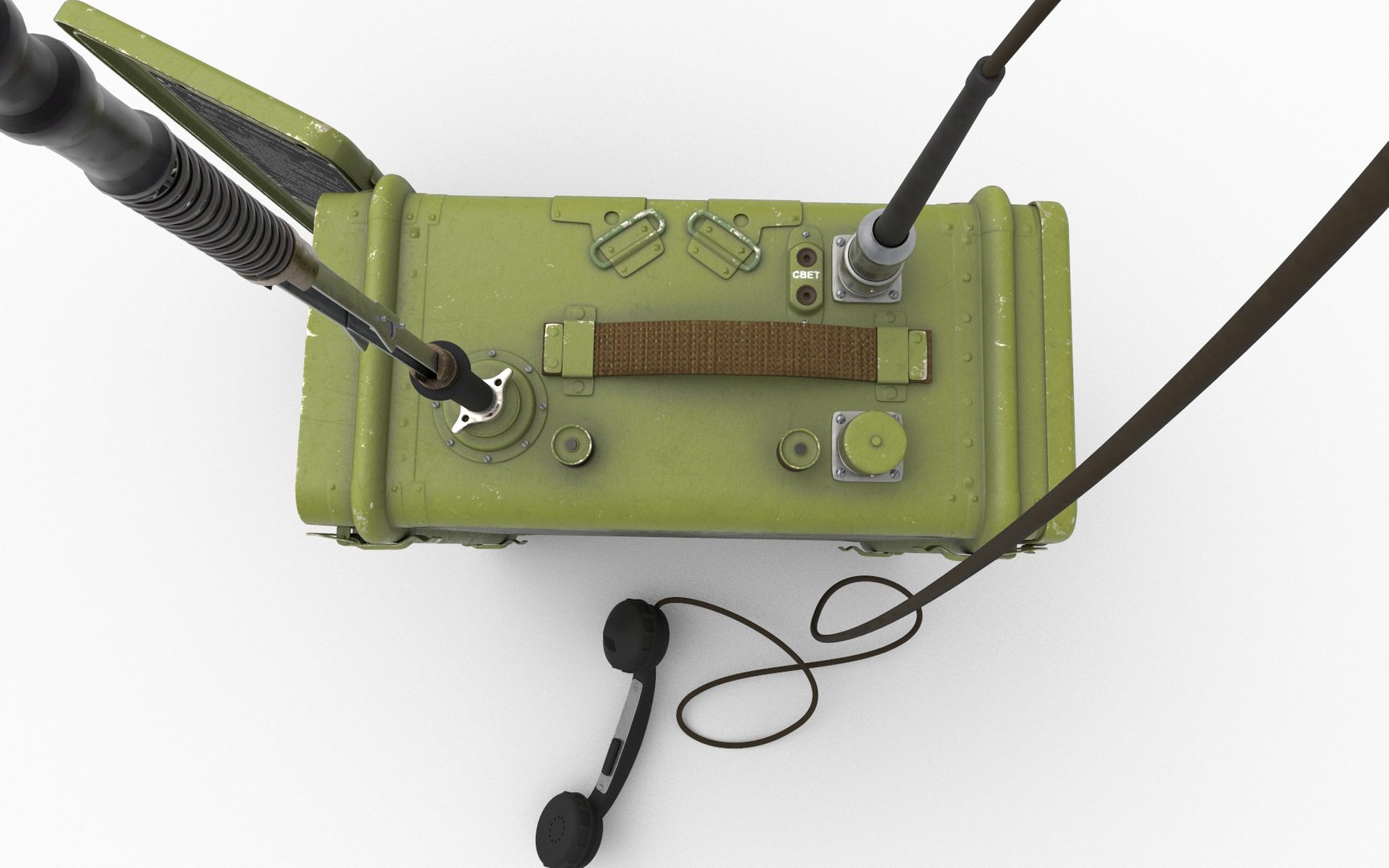 Army Field Radio R-105D 3D Model - TurboSquid 2216901