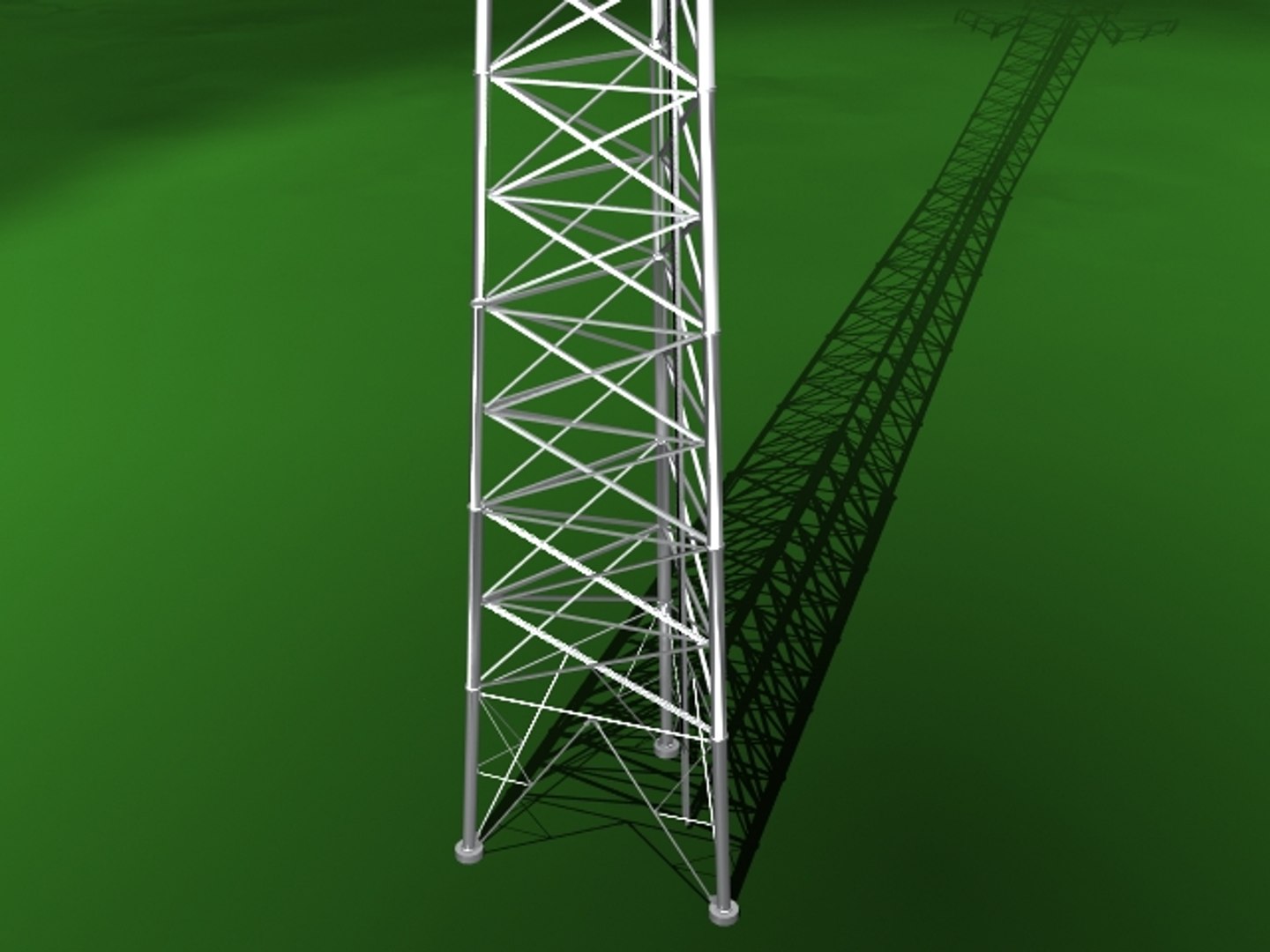 3d Radio Tower Antennas Model