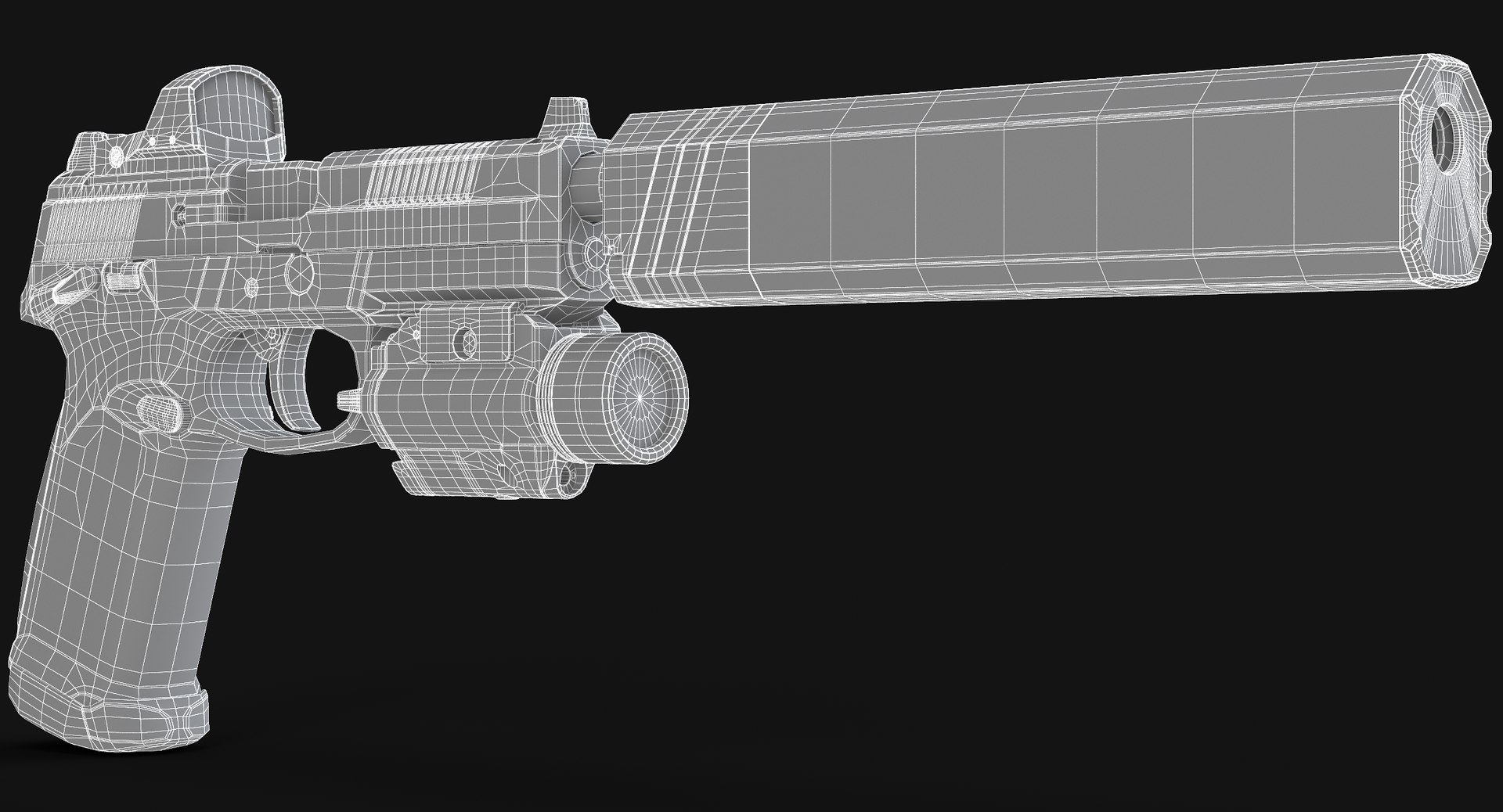 Fn Fnx-45 Tactical Sight 3D - TurboSquid 1194970