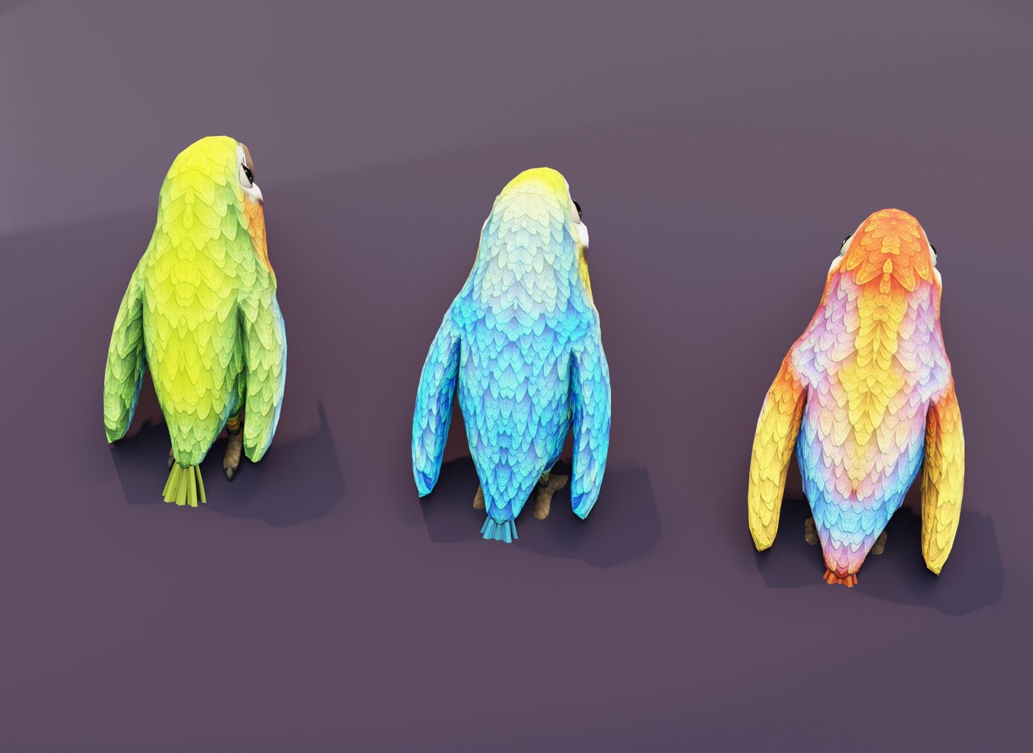 Cartoon Ara Parrot 3D Models 3D Model - TurboSquid 1929086