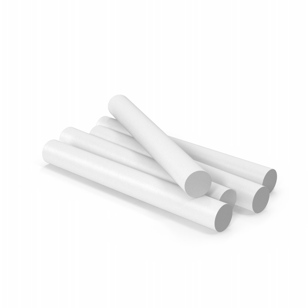 3D Chalk Sticks Model - TurboSquid 2328449