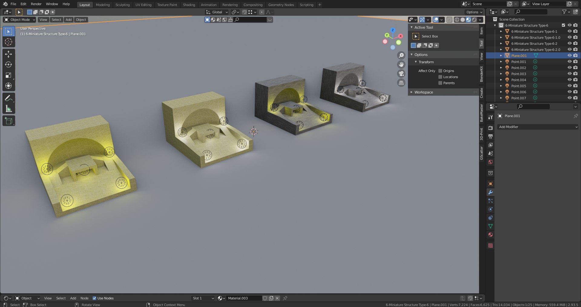 Miniature Printing Structure Type-6 Model - TurboSquid 2084732
