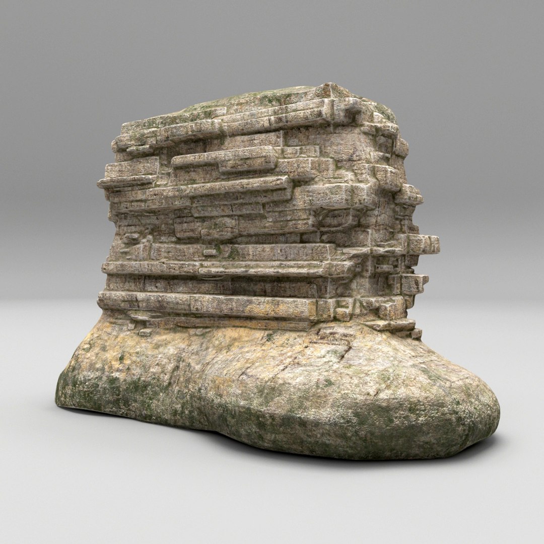 3ds max rock