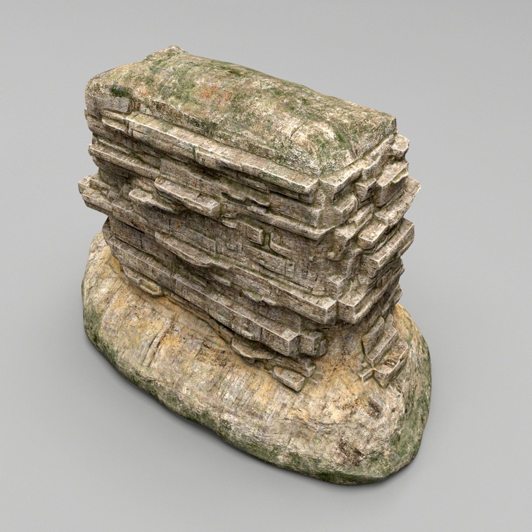 3ds max rock