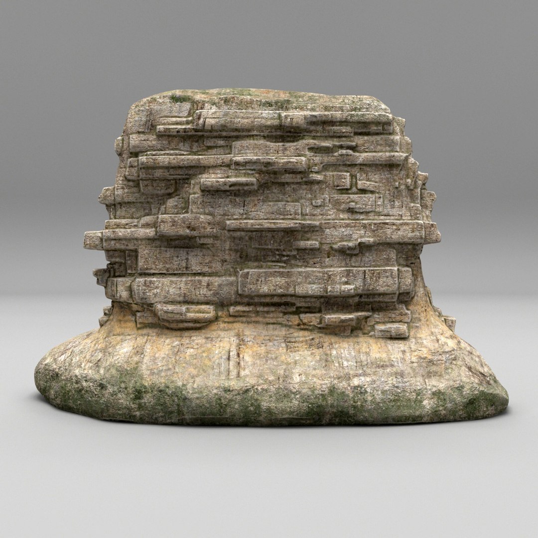 3ds max rock