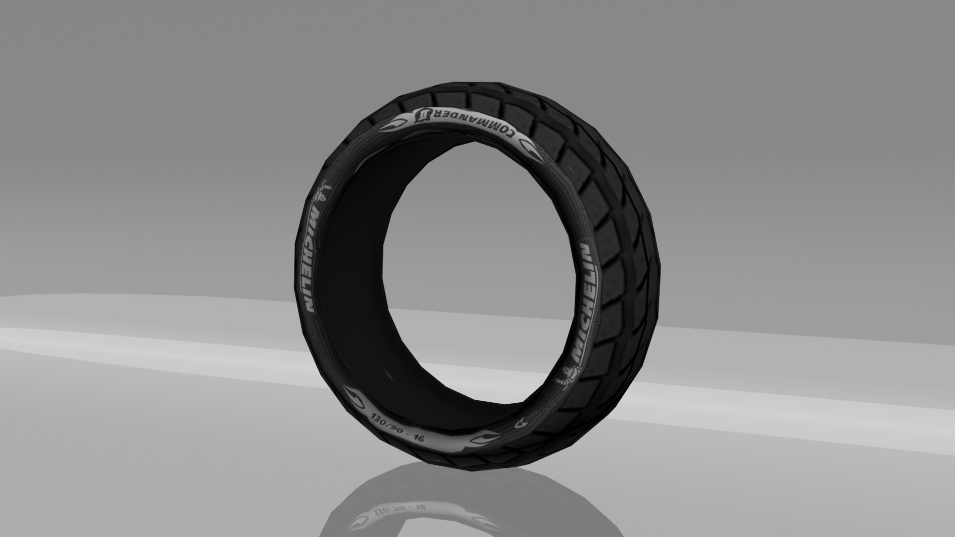 3d Motorcycle Tire Model