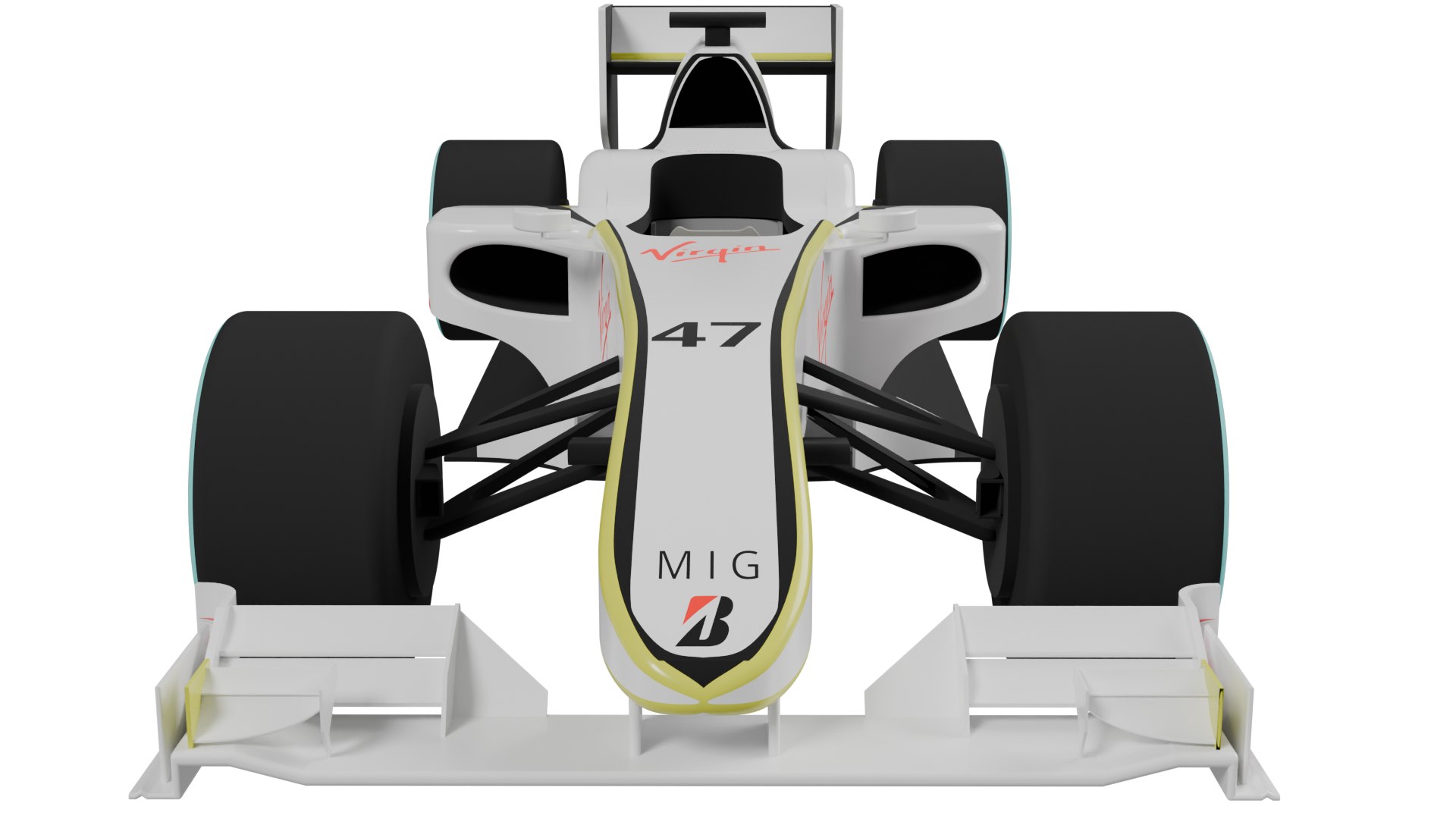 3D Brawn GP - TurboSquid 2234122