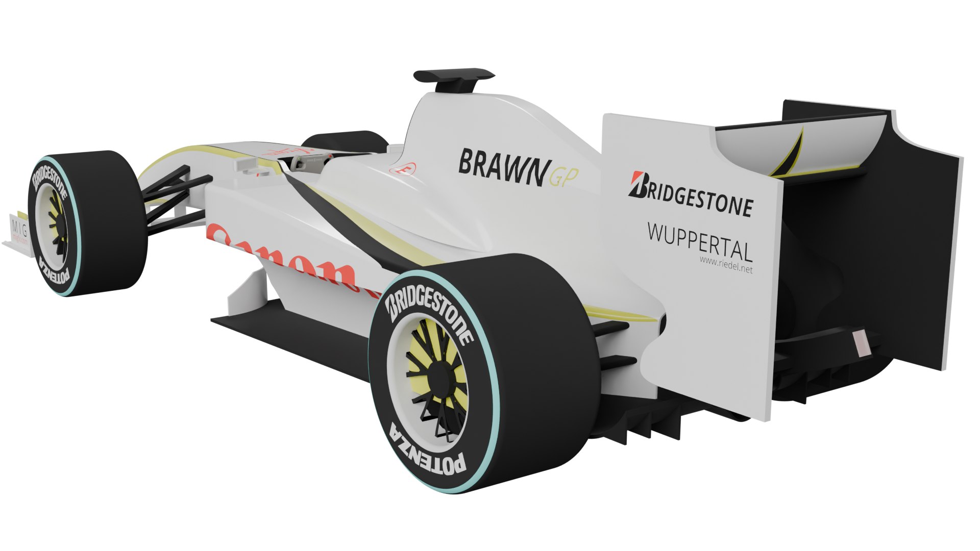3D Brawn GP - TurboSquid 2234122