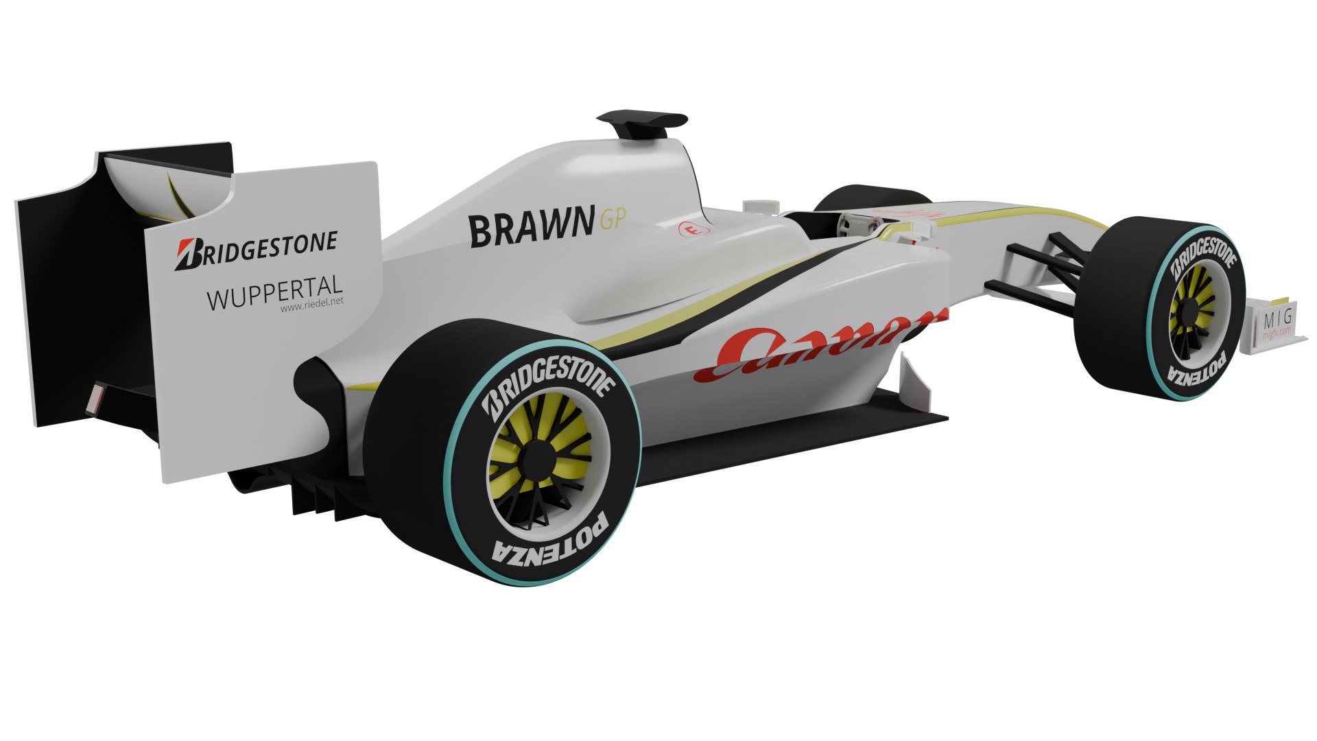 3D Brawn GP - TurboSquid 2234122