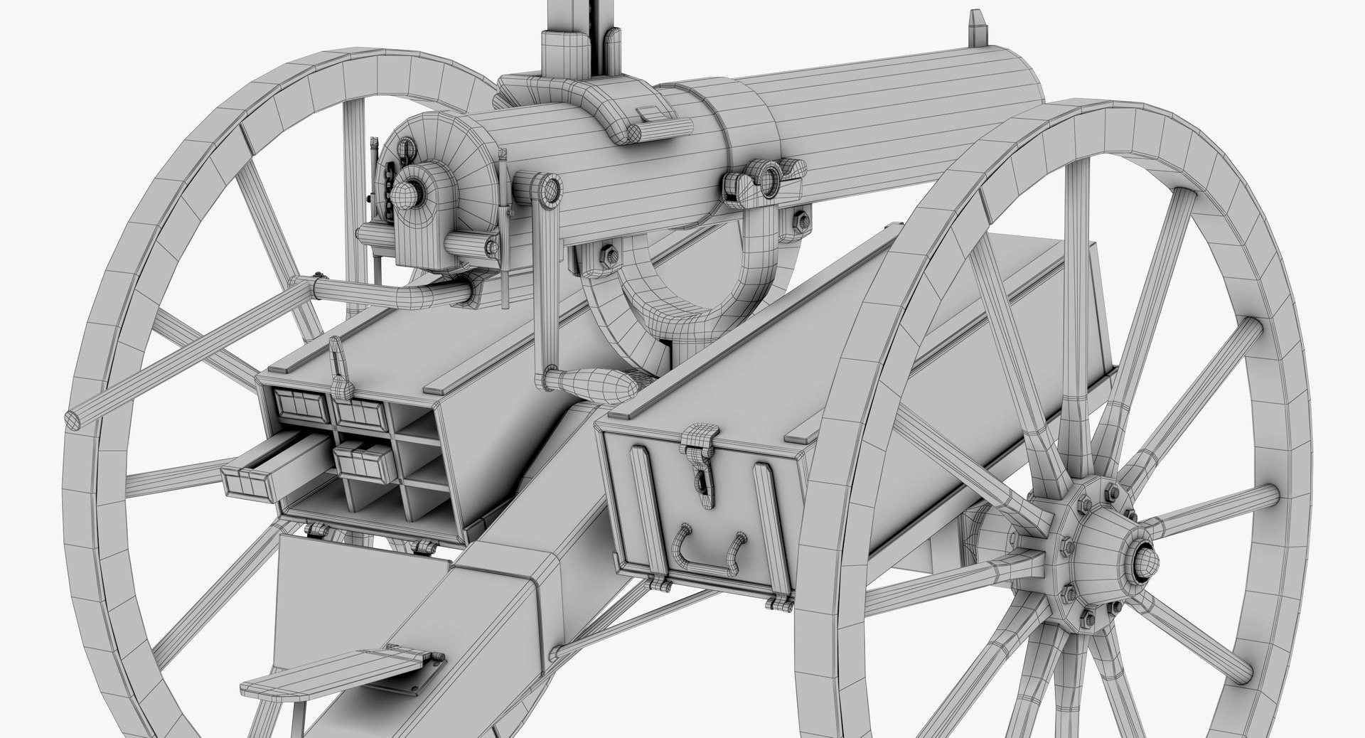 Gatling Gun 3D - TurboSquid 2169774