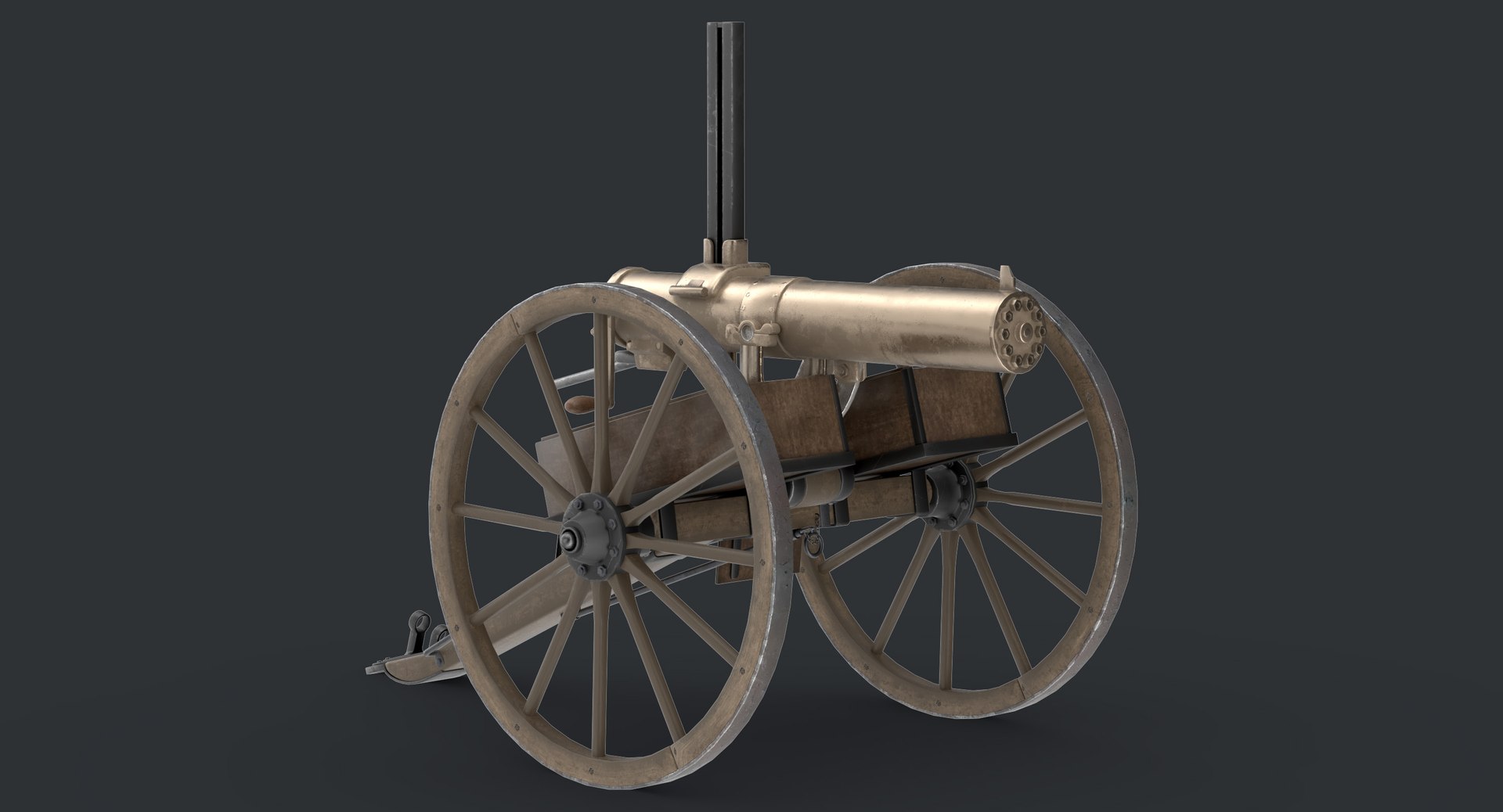 Gatling Gun 3D - TurboSquid 2169774