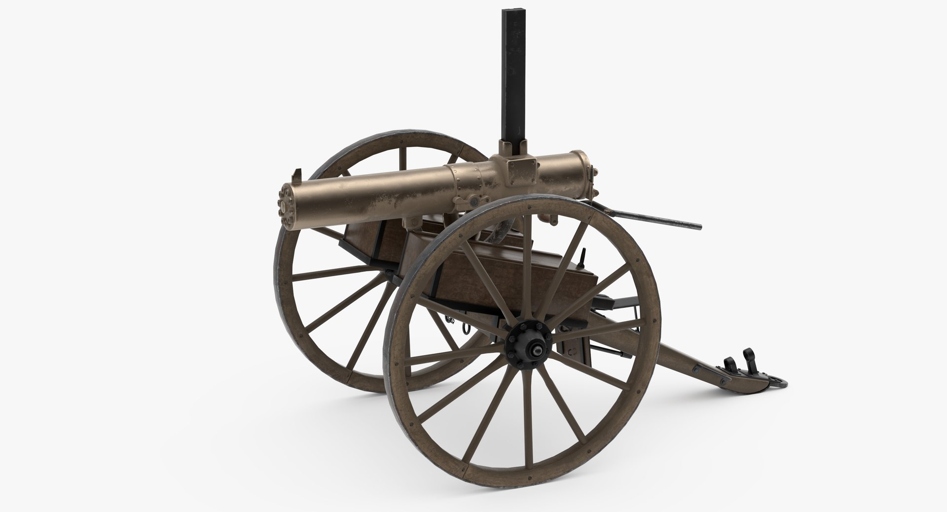 Gatling Gun 3D - TurboSquid 2169774