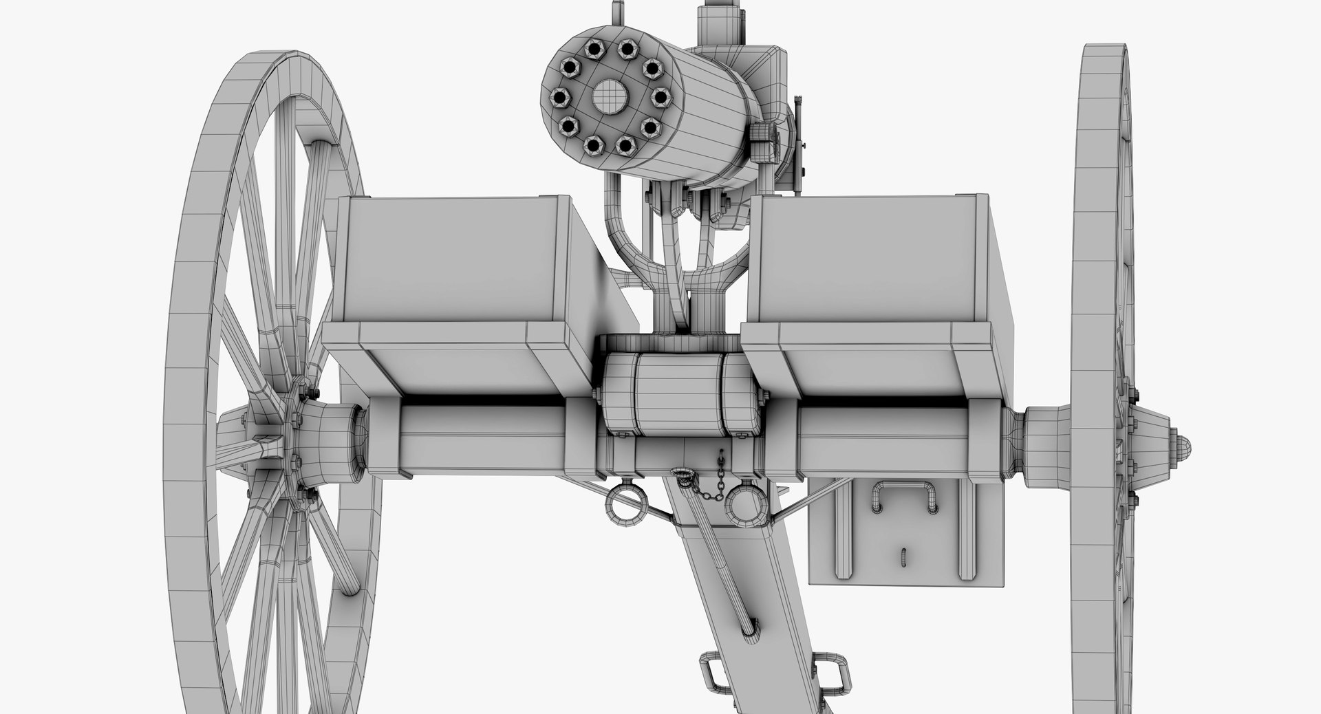 Gatling Gun 3D - TurboSquid 2169774