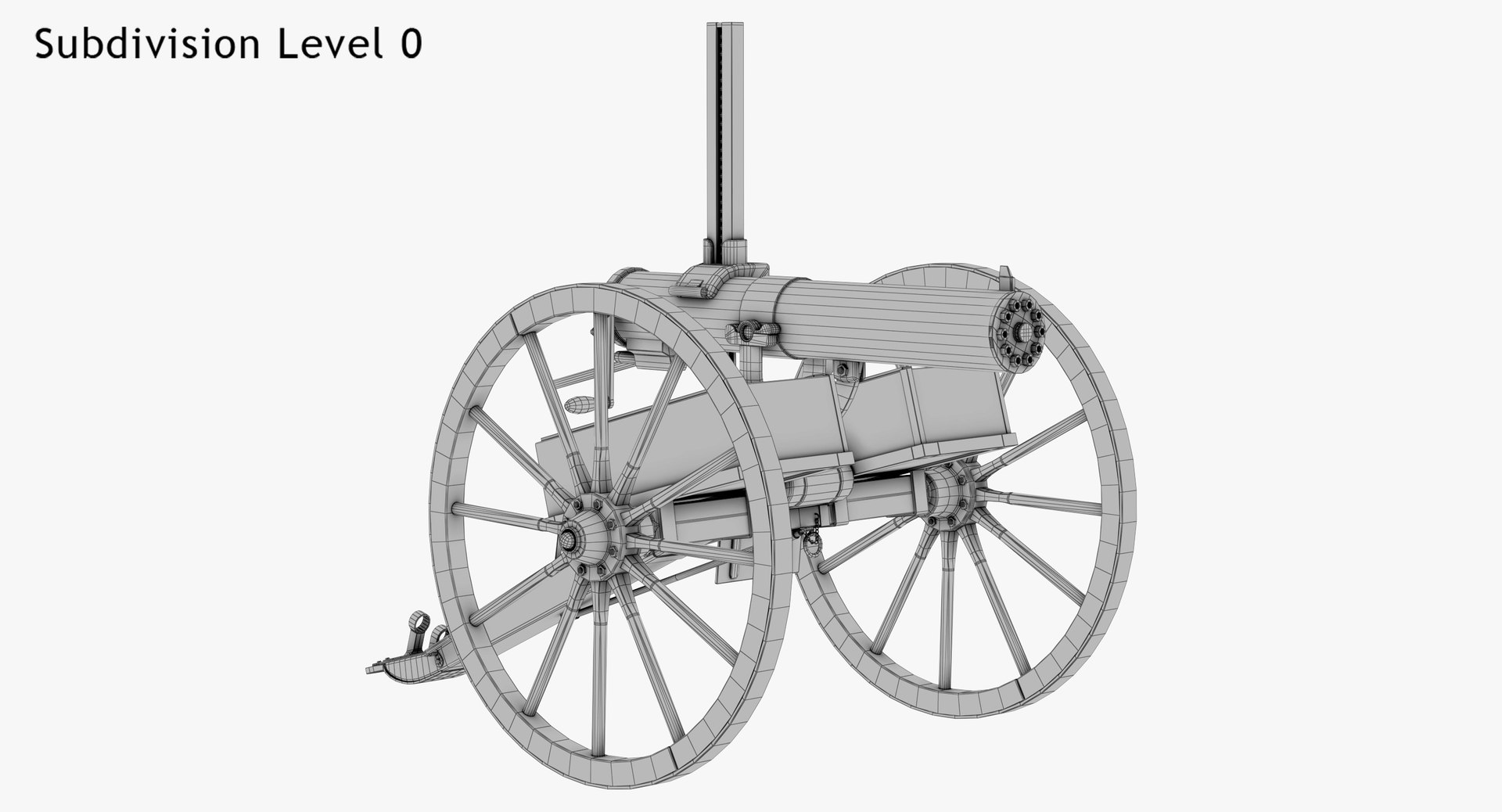 Gatling Gun 3D - TurboSquid 2169774