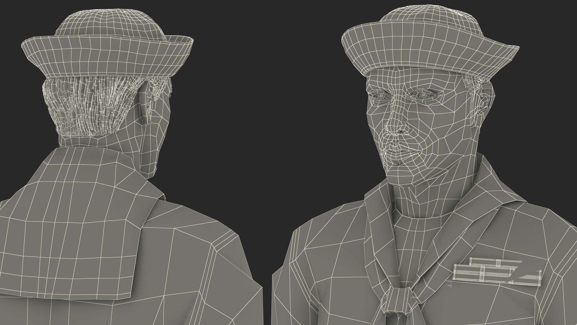 3D US Navy Sailor Standing Pose Model - TurboSquid 2392358