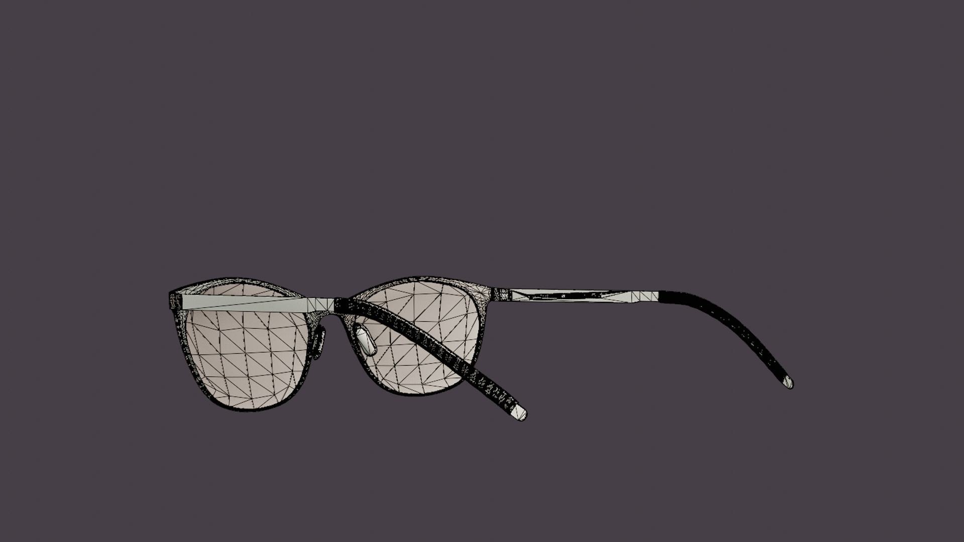 Designer Prescription Glasses 3D Model - TurboSquid 2214252