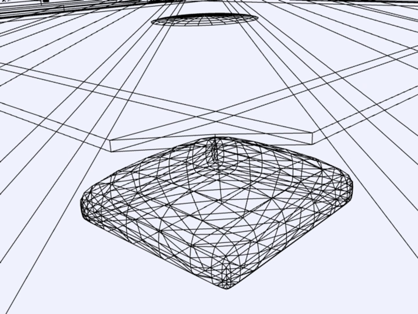 3d Little Baseball Field Bases Model