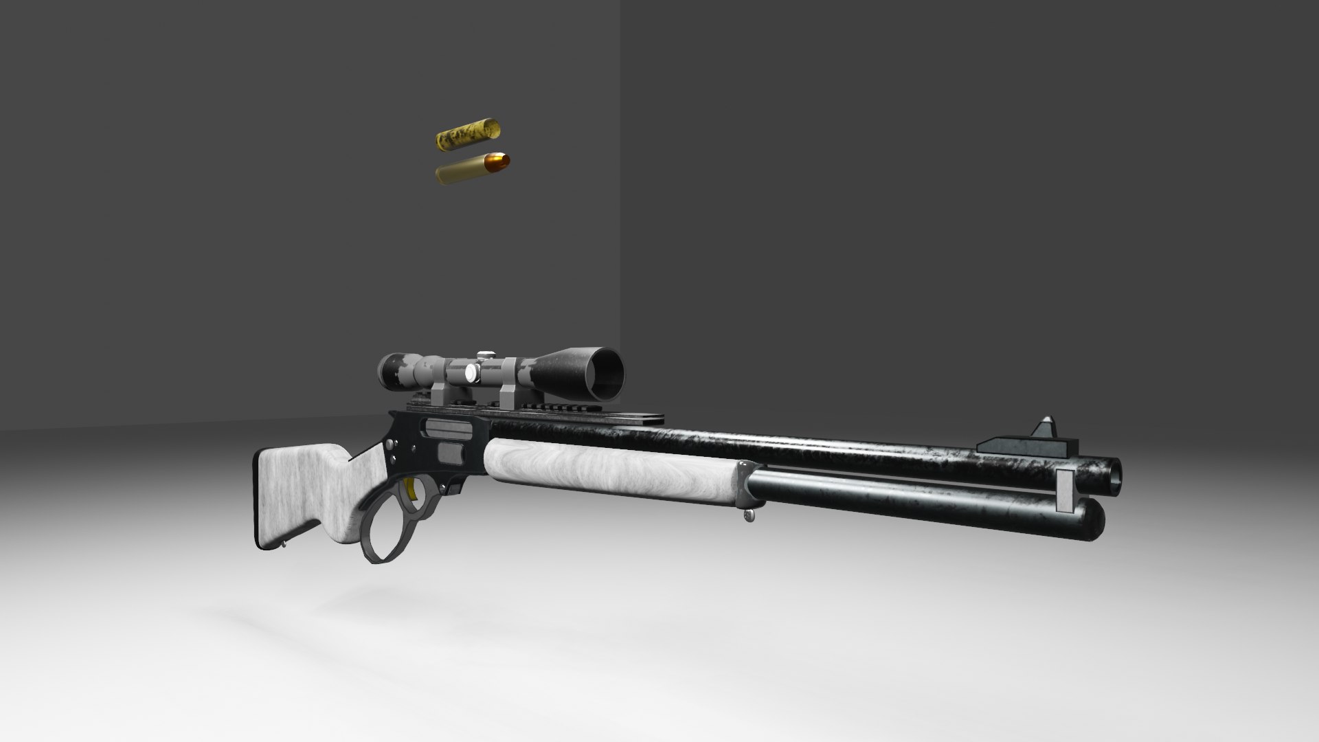 Revolver And Lever Action Guns 3D Model - TurboSquid 2220535