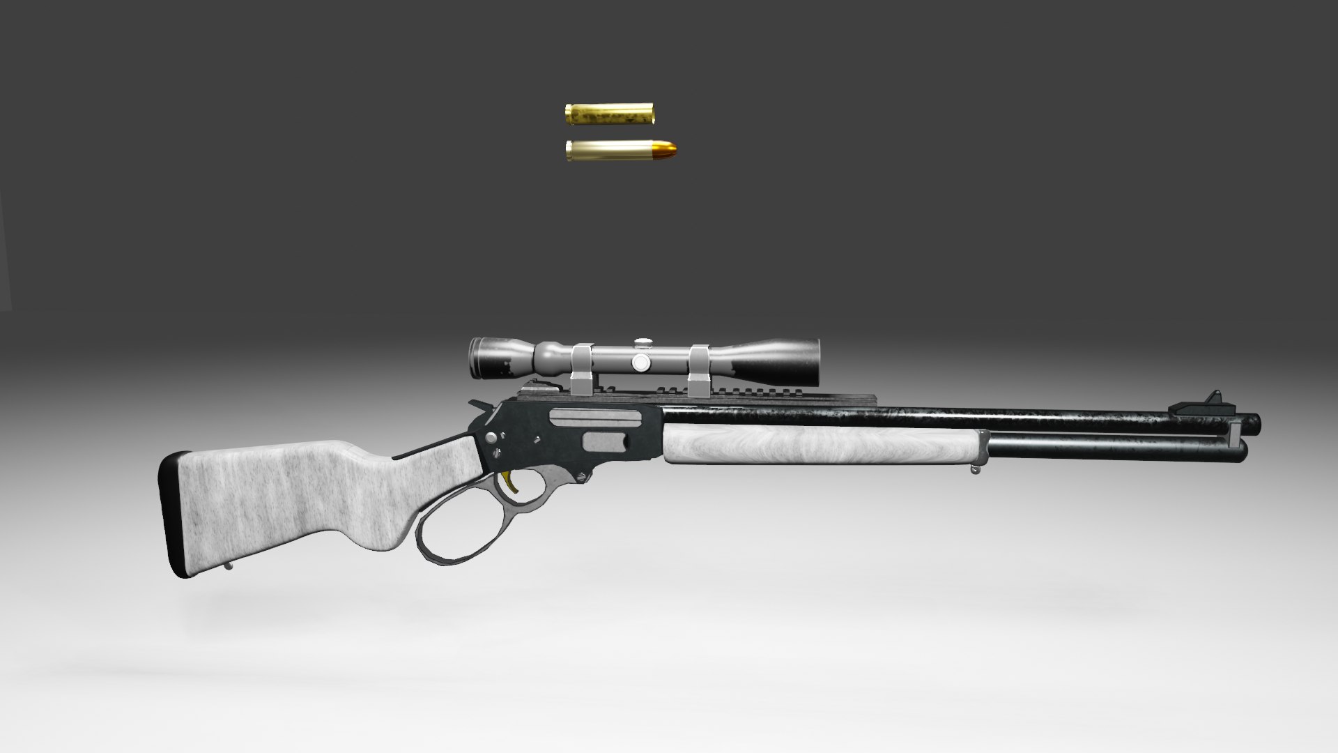 Revolver And Lever Action Guns 3D Model - TurboSquid 2220535