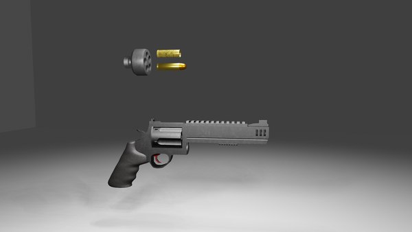modelo 3d pistolas de revólver y palanca - TurboSquid 2220535