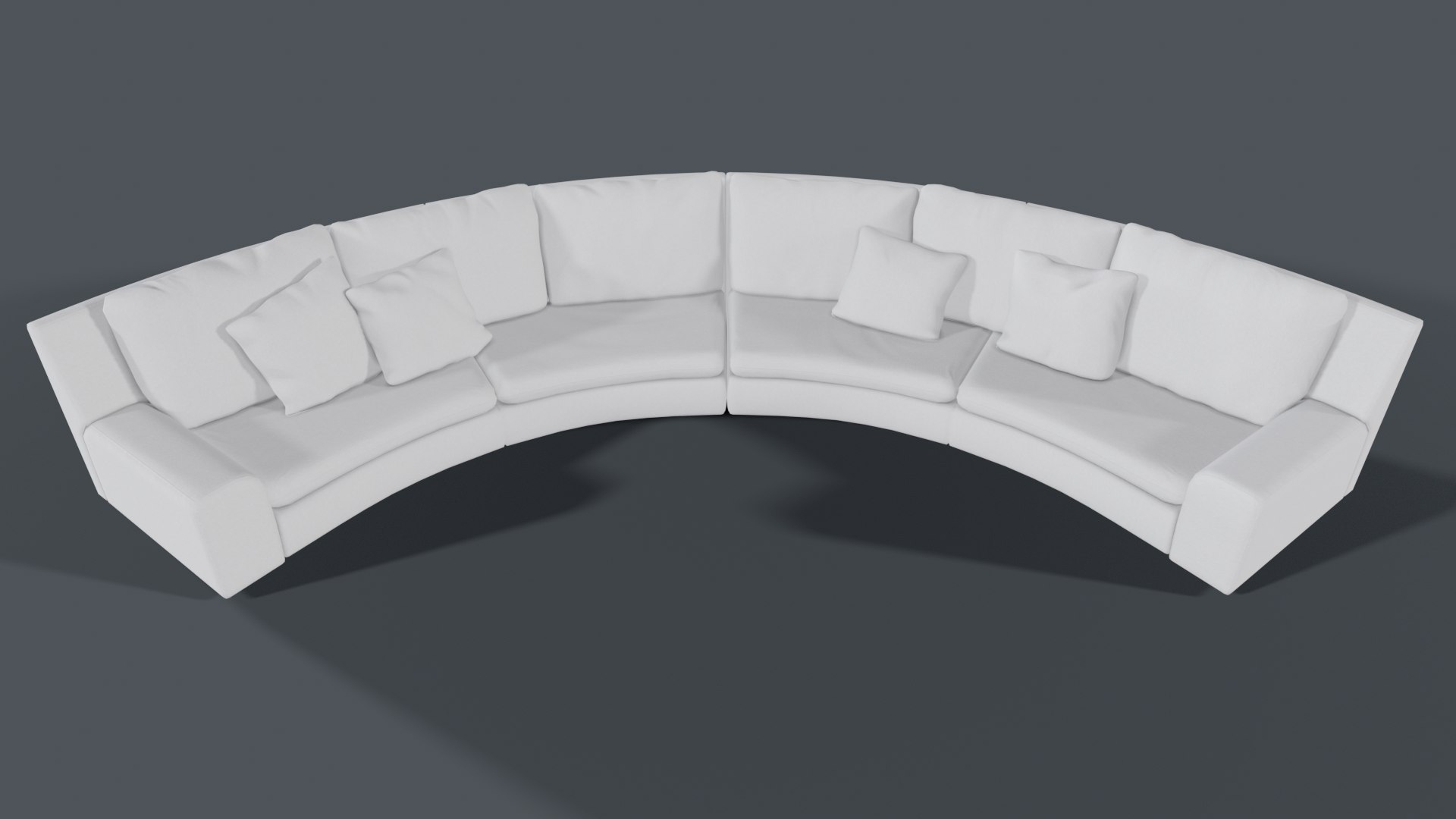 3D Semicircular Sofa BEN BEN - TurboSquid 2369801
