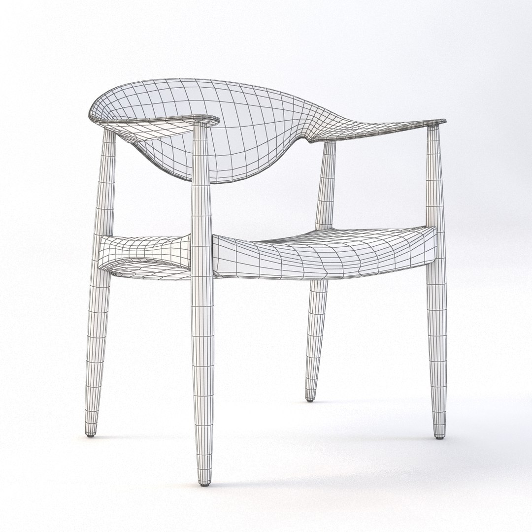 Lm92 Metropolitan Chair 3d Model