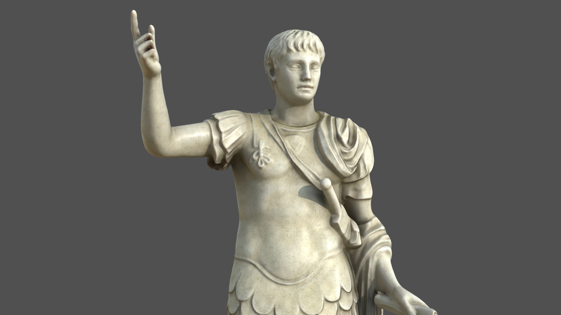 Emperor Trajan Statue 3D - TurboSquid 2369609