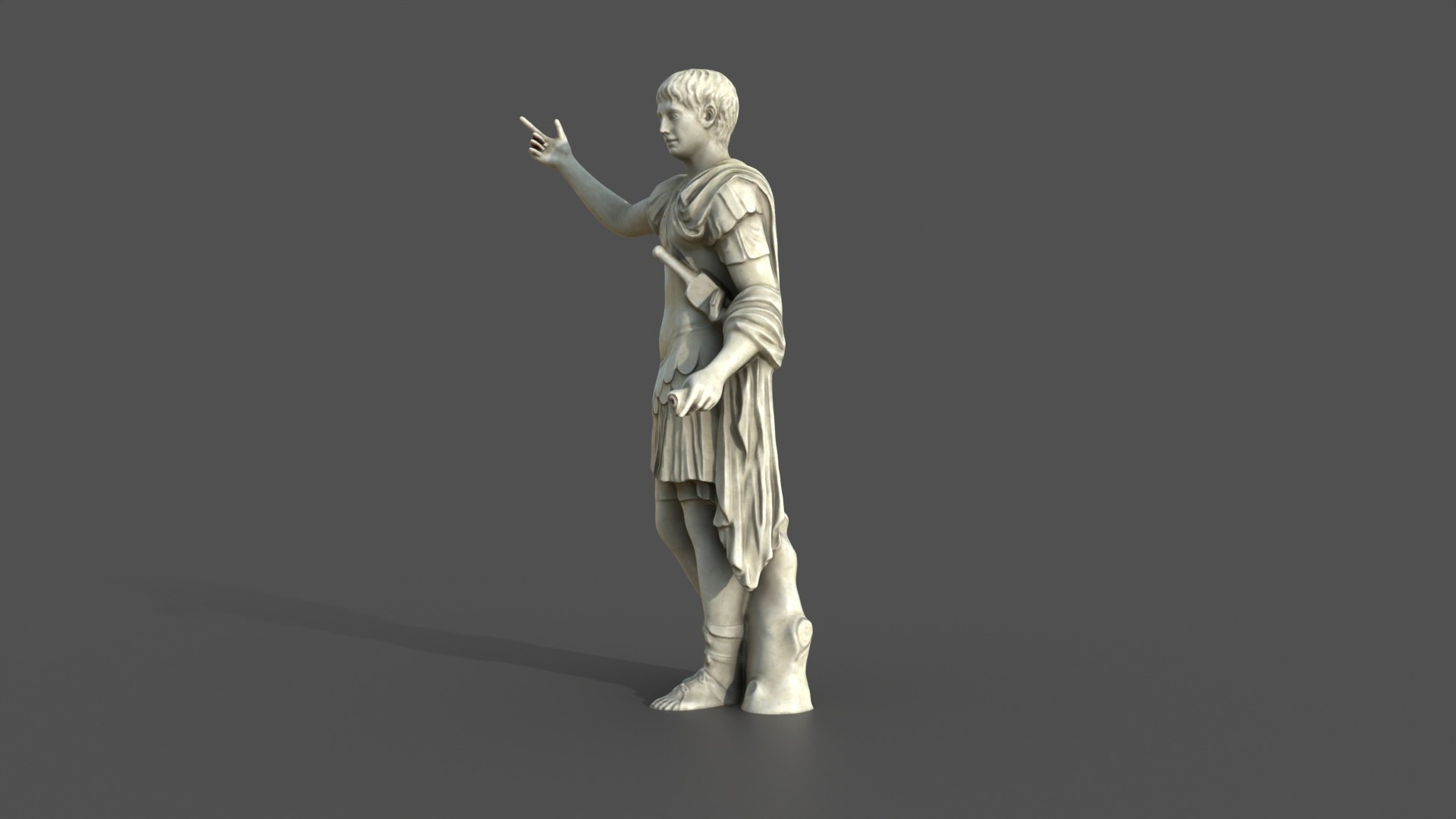 Emperor Trajan Statue 3D - TurboSquid 2369609