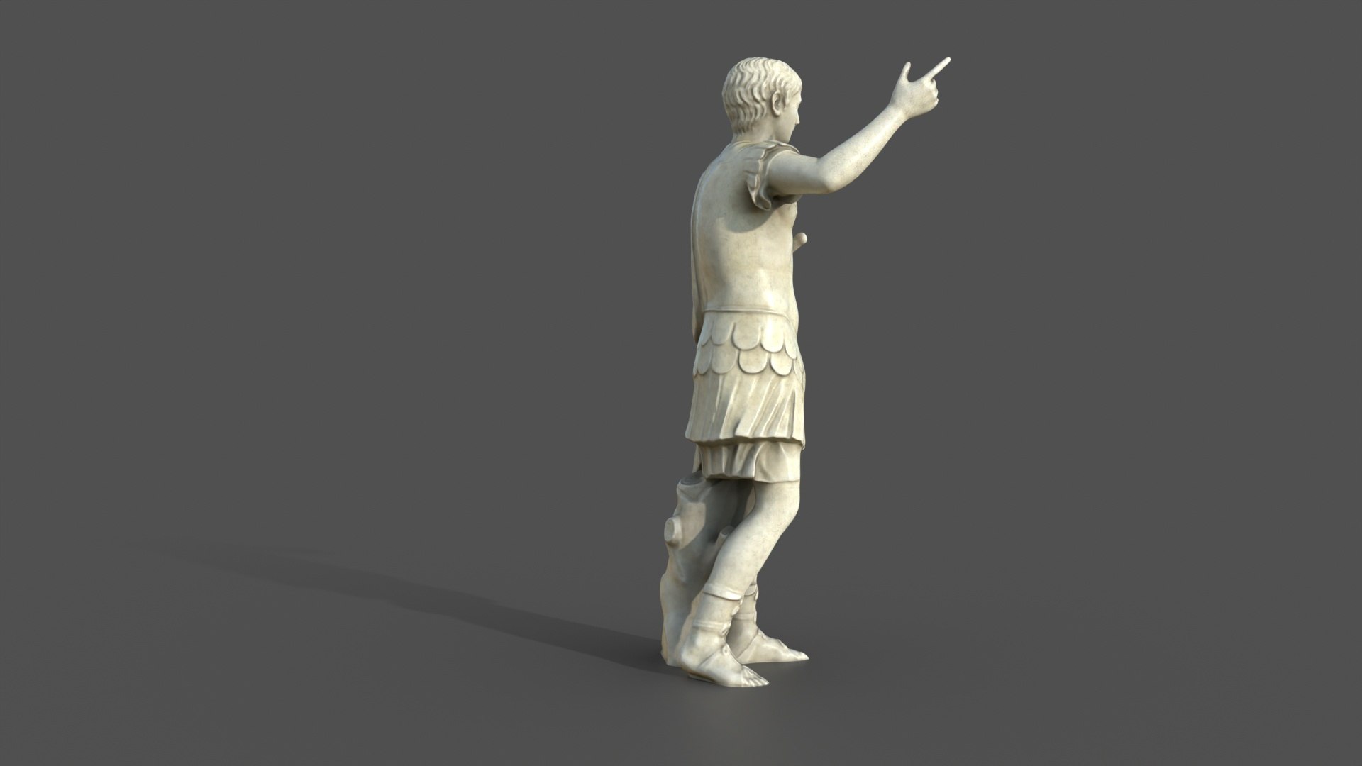 Emperor Trajan Statue 3D - TurboSquid 2369609