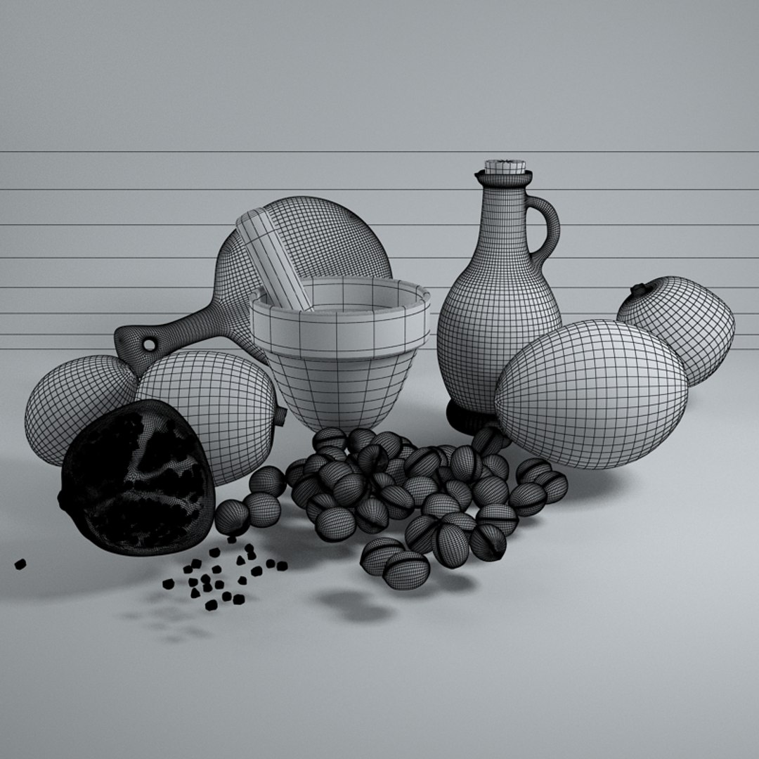 3d Model Food Kitchen Slice