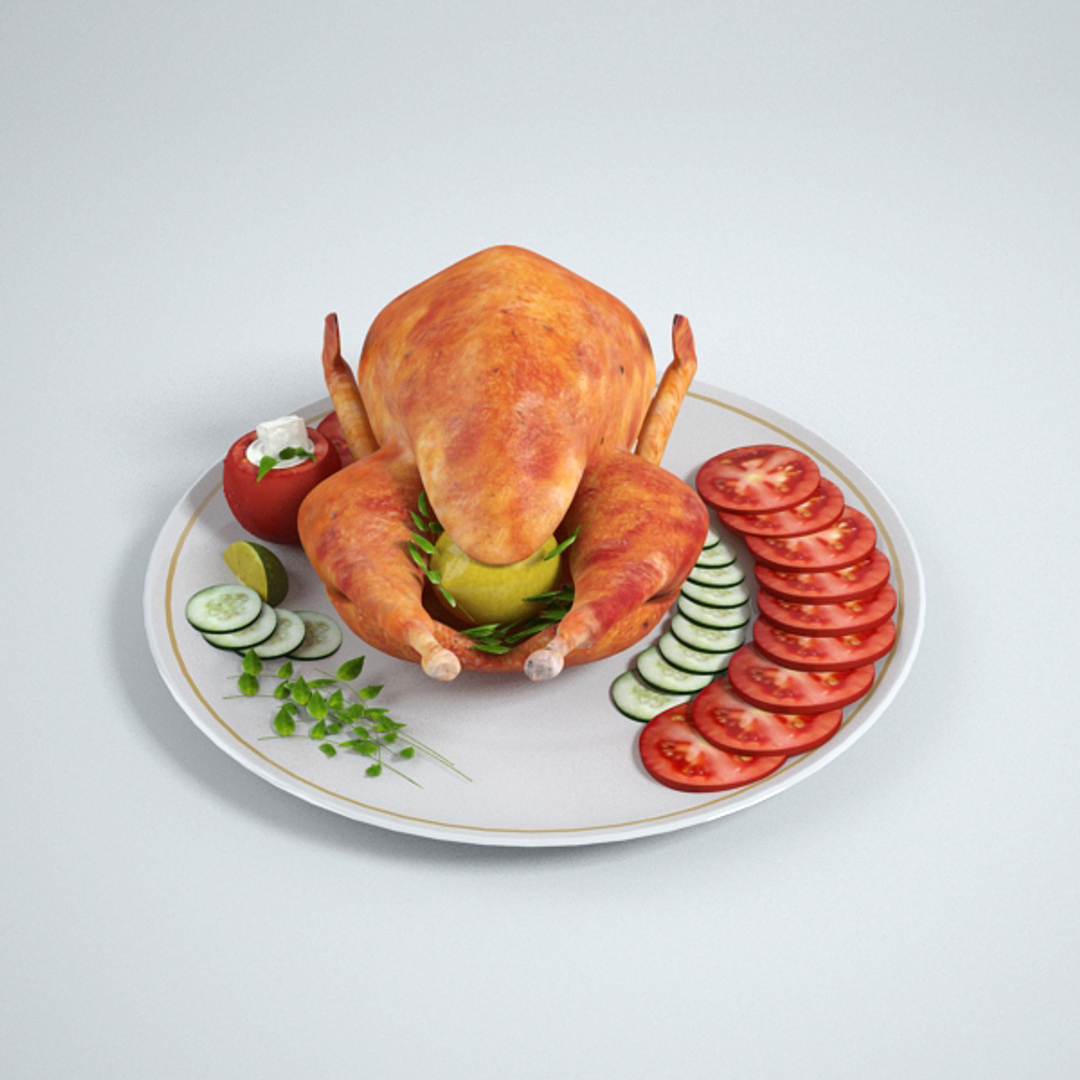 3d model food kitchen slice