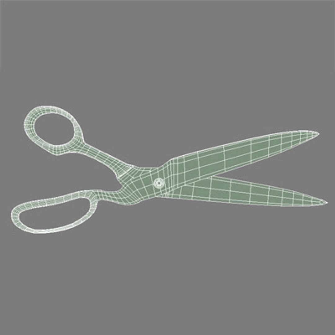 3d Scissors Model