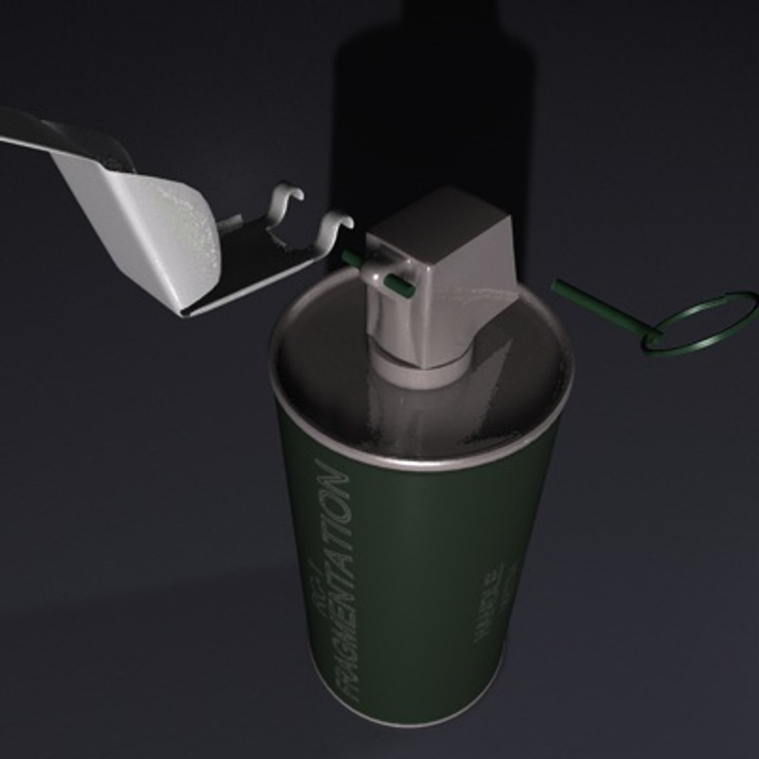 Free Fragmentation Grenade 3d Model