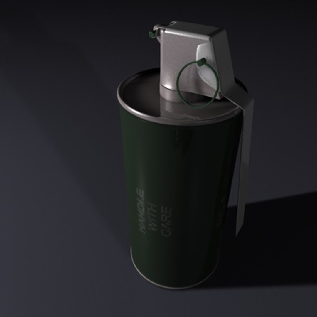 Free Fragmentation Grenade 3d Model