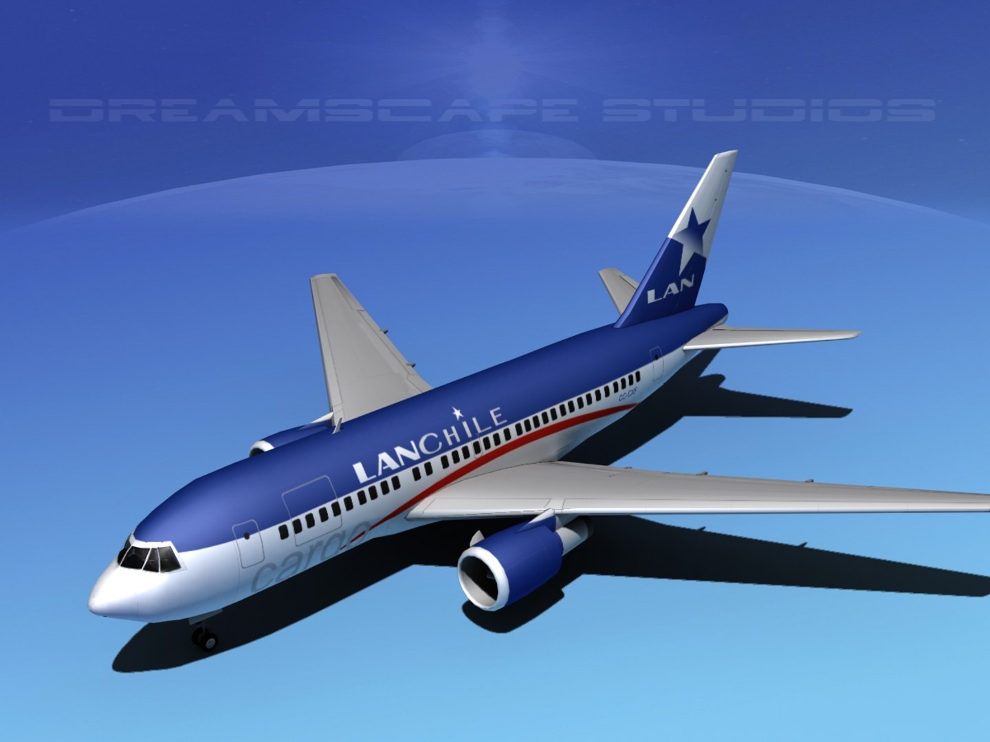 Boeing 767 767-100 3d Model