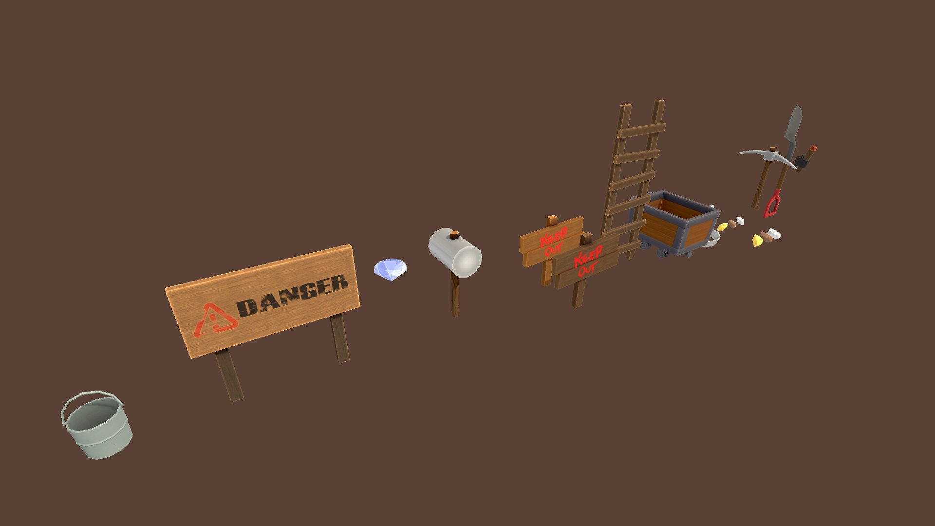 Props Mining 3D Model - TurboSquid 1332321