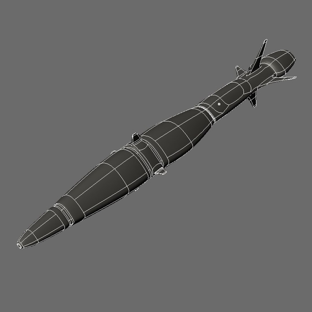missile 3d obj