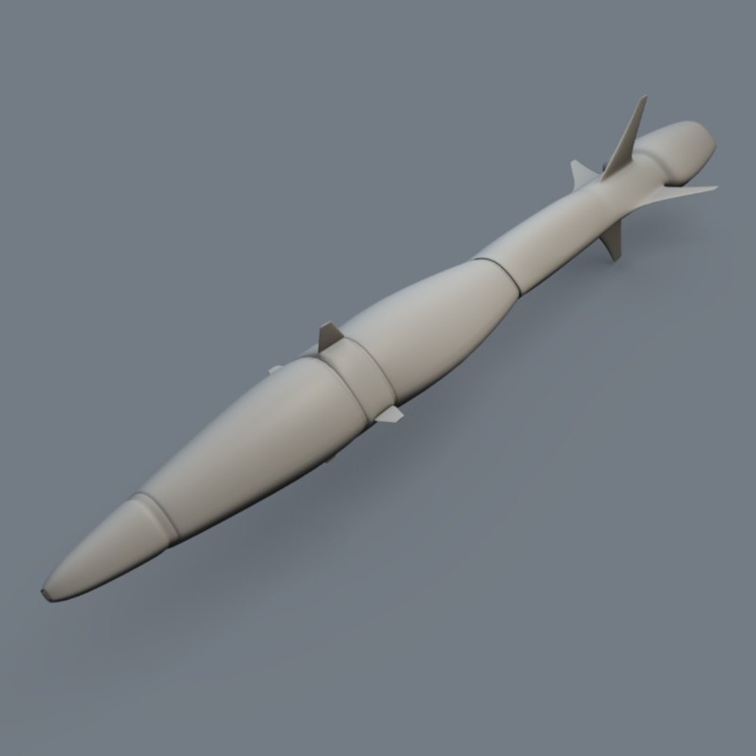 missile 3d obj