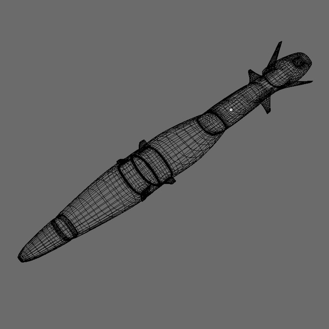 missile 3d obj