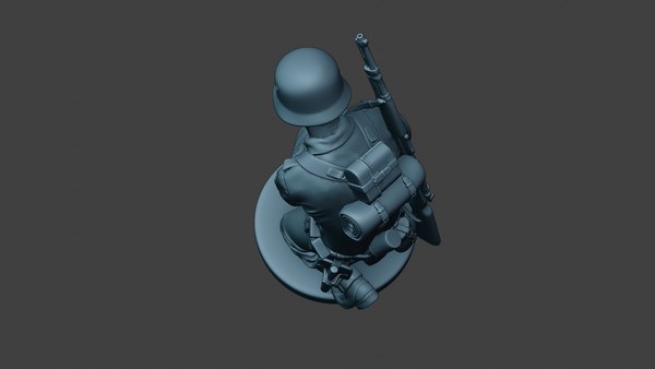 3D german soldier ww2 praying - TurboSquid 1697484