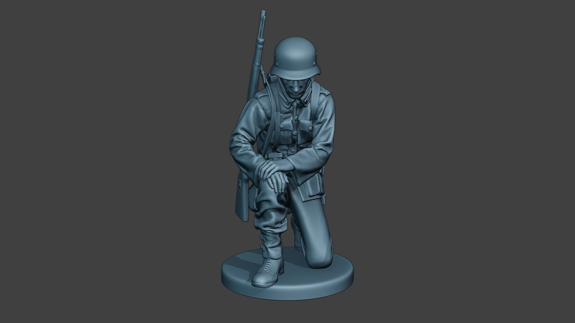 3D German Soldier Ww2 Praying - TurboSquid 1697484