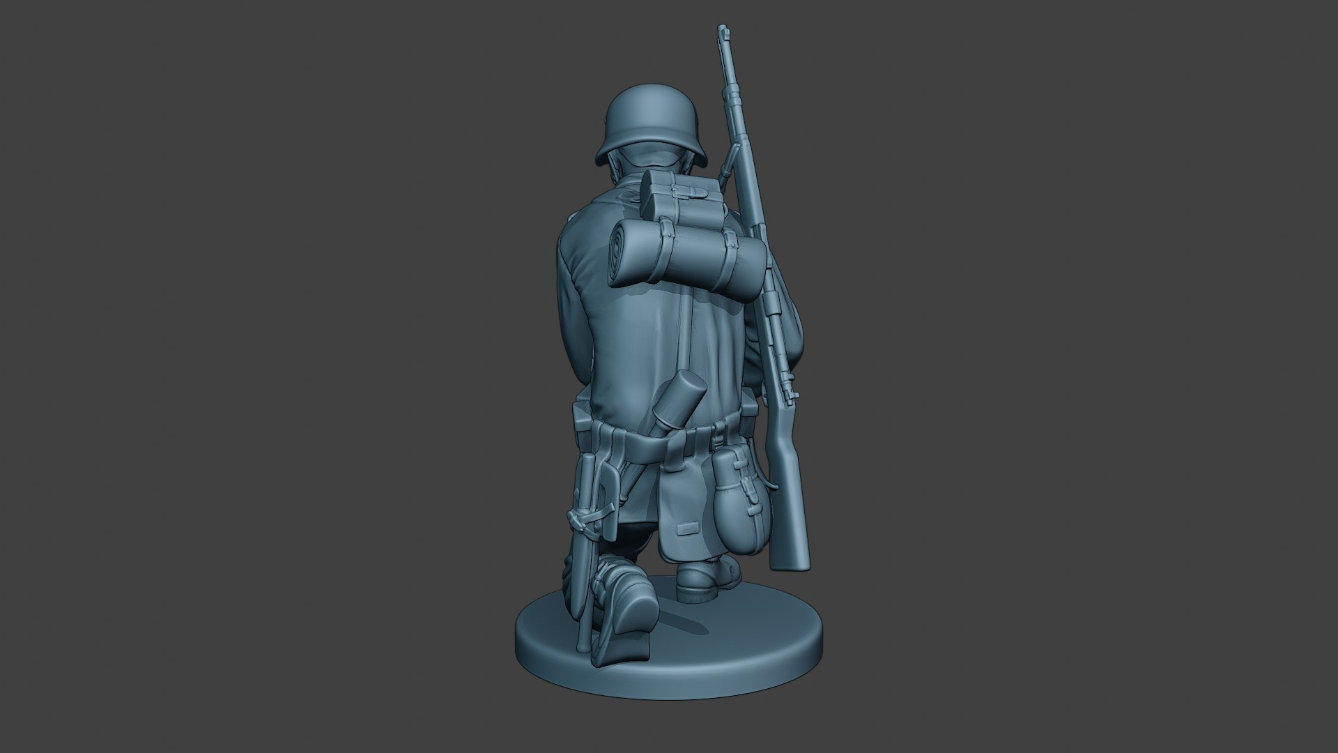 3D German Soldier Ww2 Praying - TurboSquid 1697484