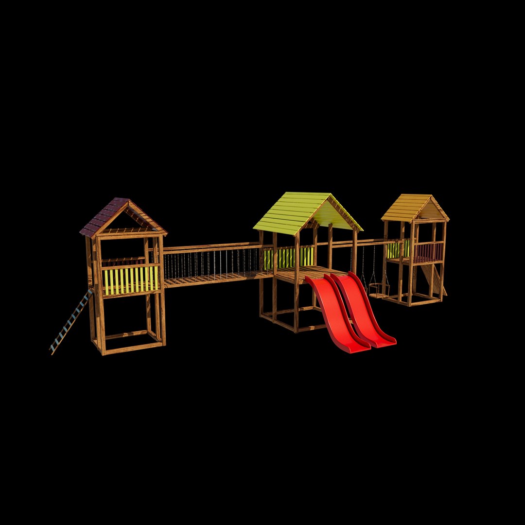 Playground Equipment 3D Model 3D Model - TurboSquid 2346582