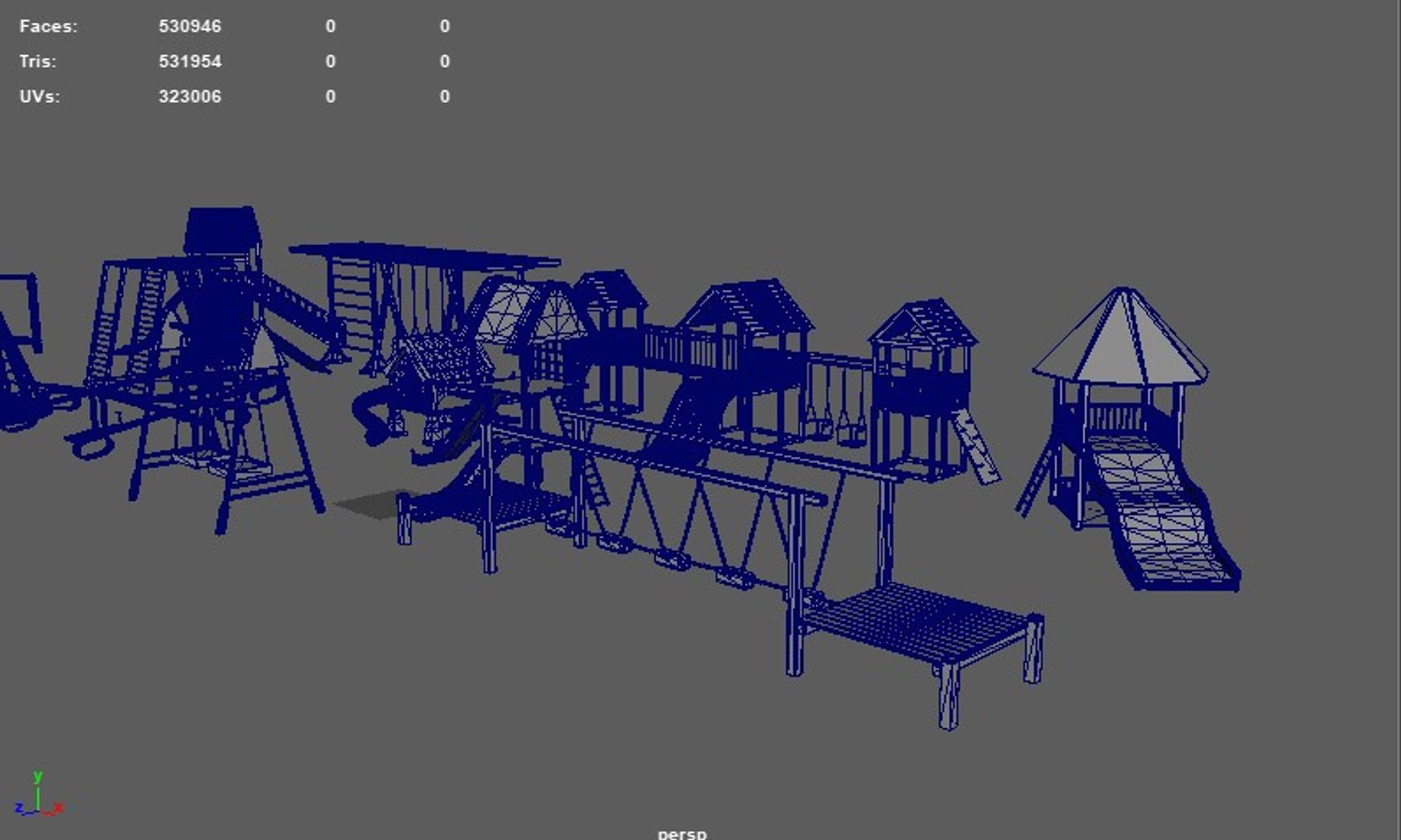 Playground Equipment 3D Model 3D Model - TurboSquid 2346582