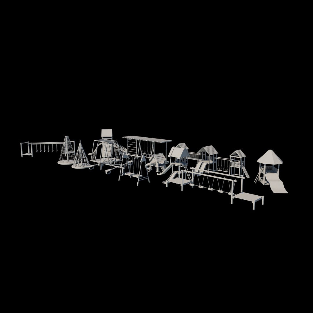 Playground Equipment 3D Model 3D Model - TurboSquid 2346582
