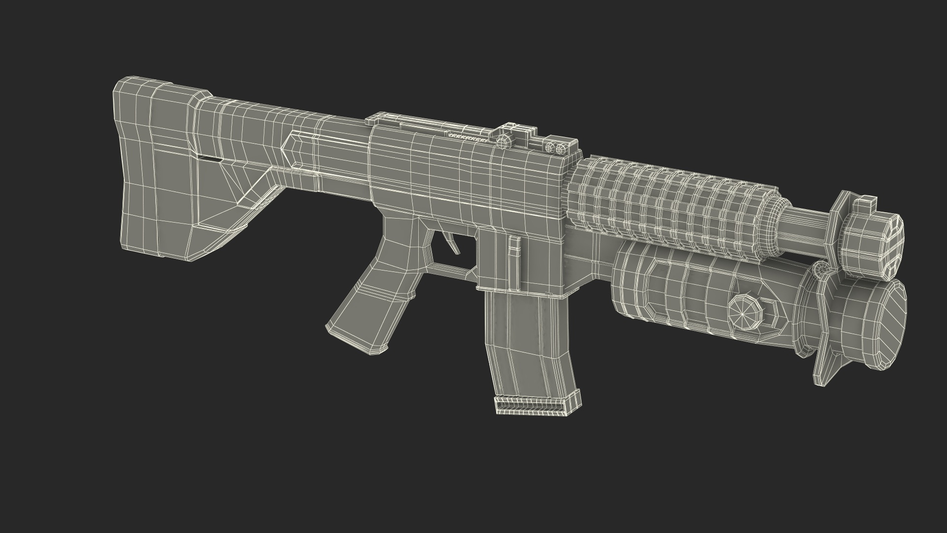 3D Shooter Arcade Game Toy Rifle - TurboSquid 2113217