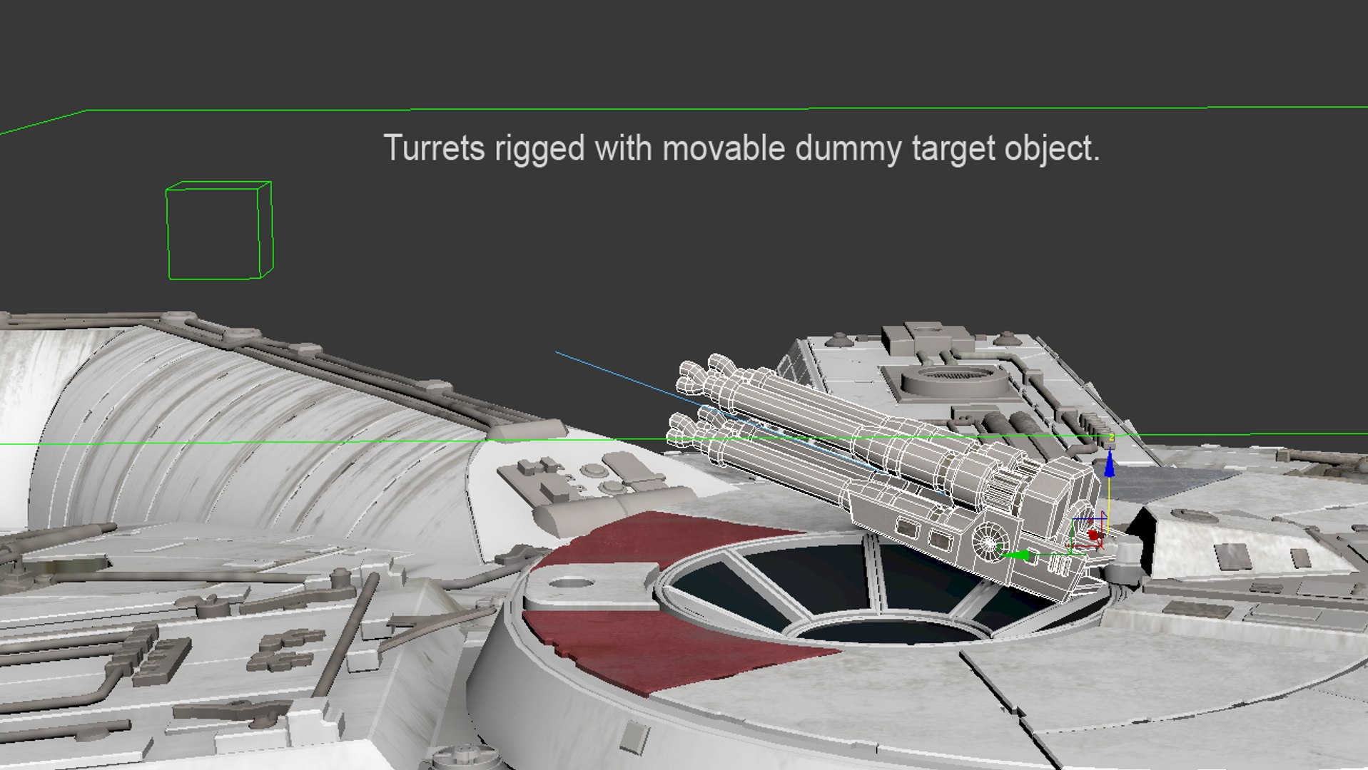 3d model millennium falcon star wars